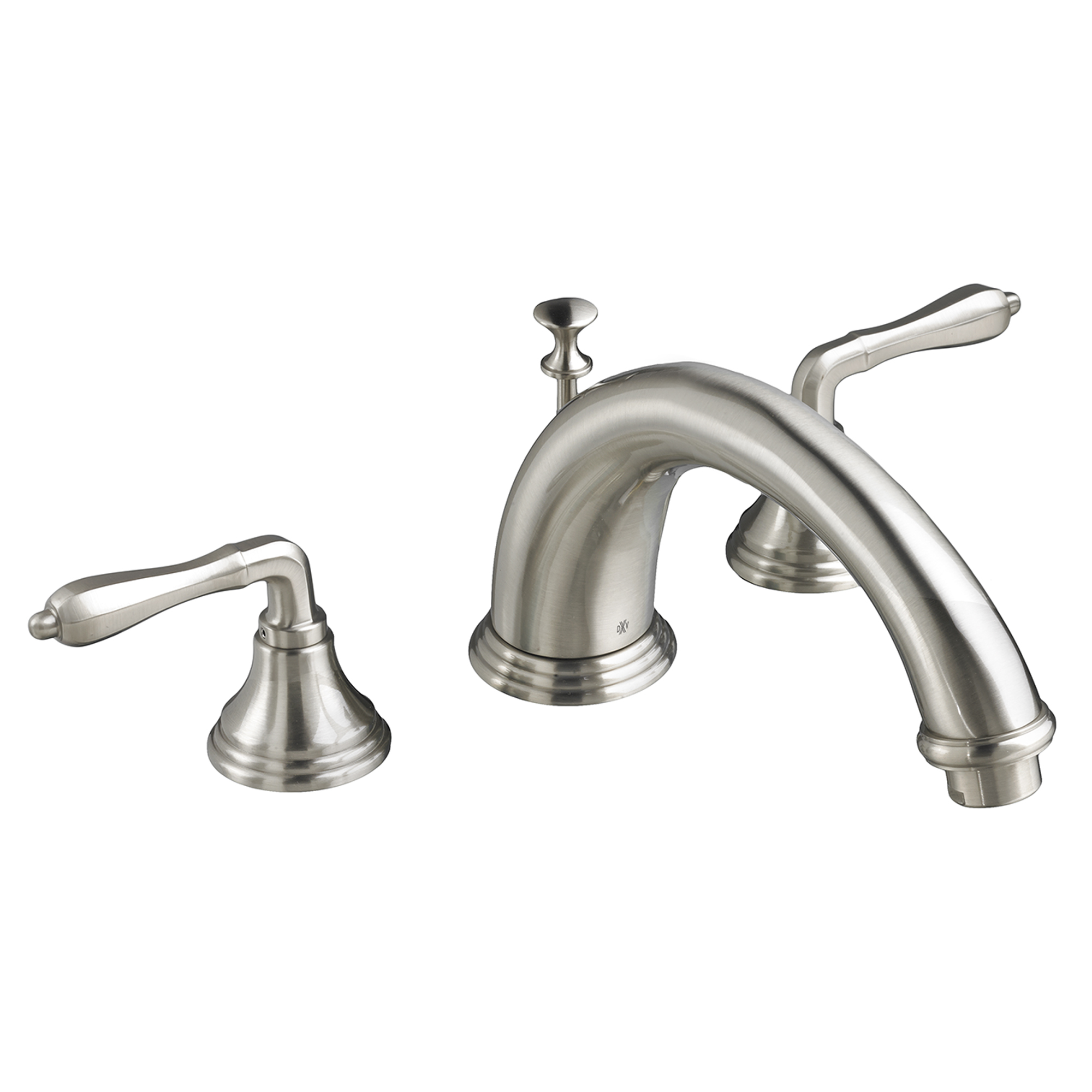 Ashbee 2-Handle Deck Mount Bathtub Faucet with Hand Shower and Lever ...