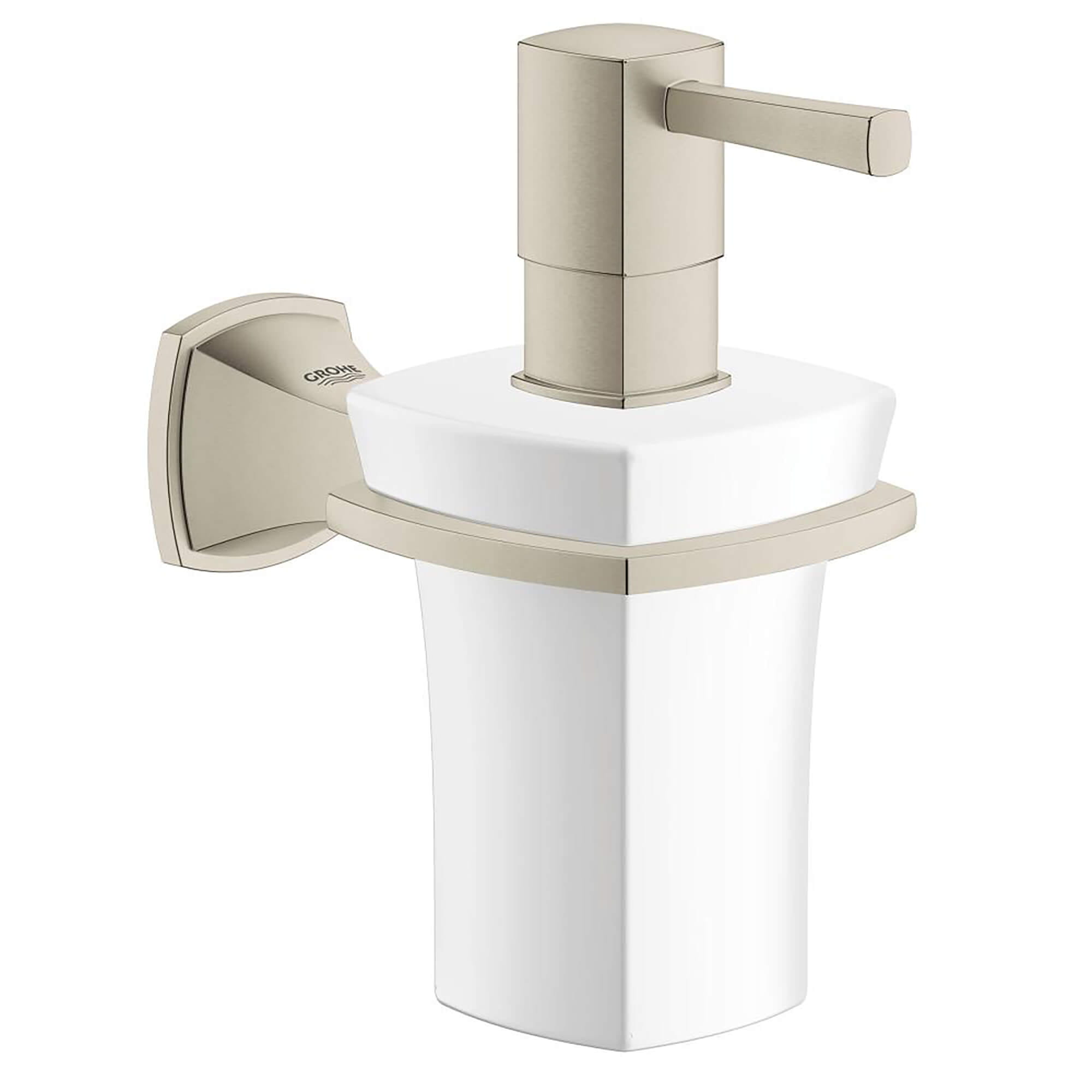 Ceramic Soap Dispenser with Holder